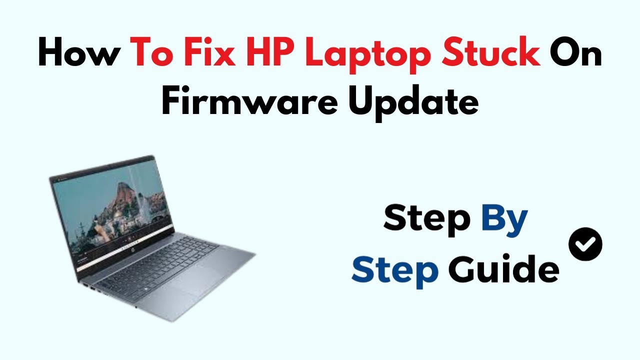 How To Fix HP Laptop Stuck On Firmware Update - YouTube