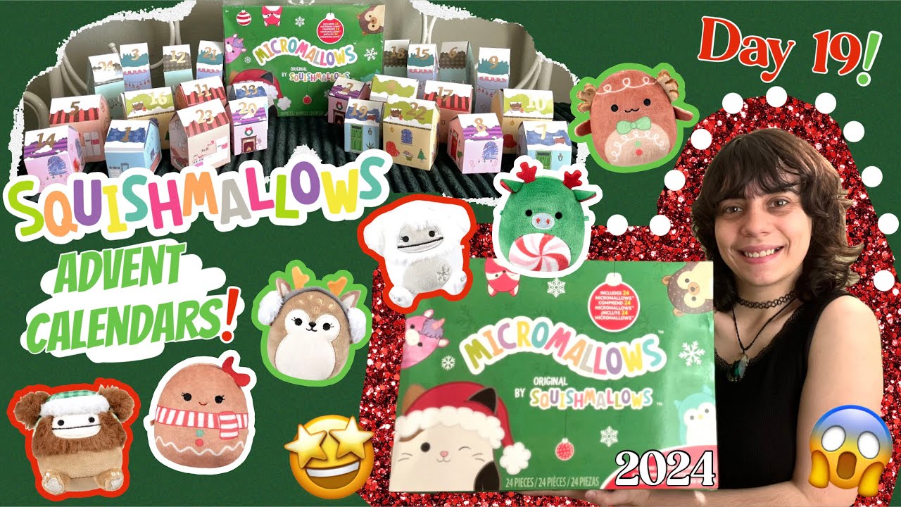 24-DAY🤩Micromallow Advent🎄Calendar Opening + CUSTOM😱Squishmallows ...