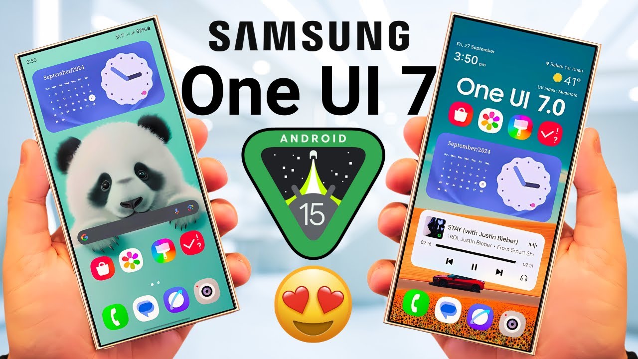 Samsung One UI 7.0 Android 15 - WOW 😍- AMAZING - YouTube