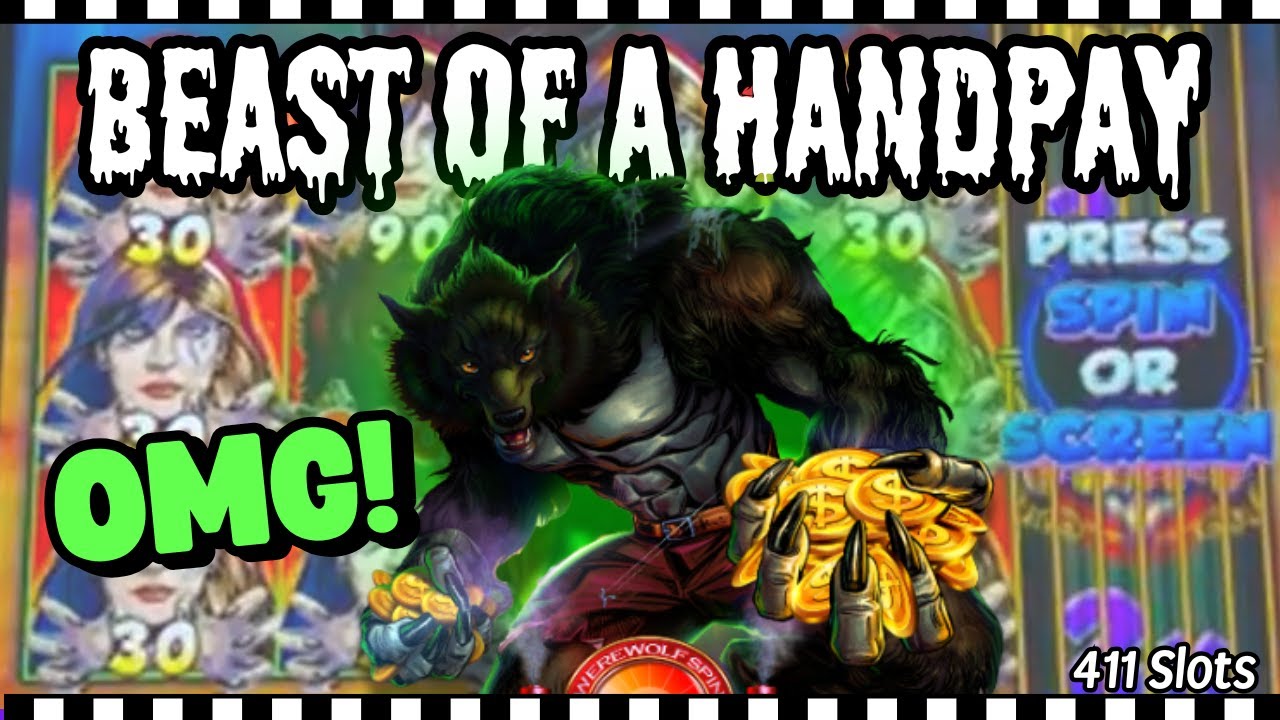 EPIC HANDPAY on Werewolf Strike Slot! - YouTube
