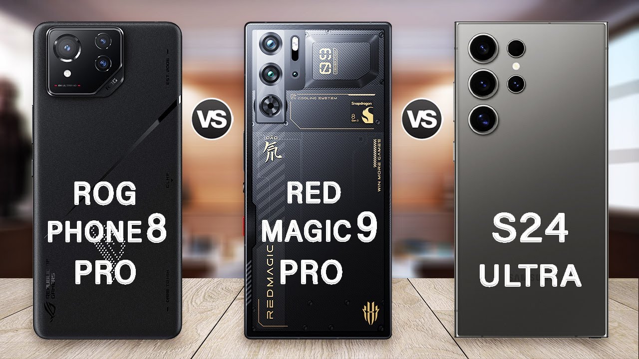 ROG Phone 8 Pro Vs Samsung Galaxy S24 Ultra Vs Red Magic 9 Pro - YouTube
