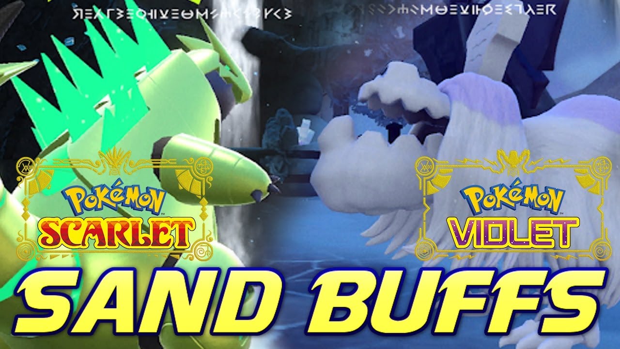 HUGE SAND BUFFS! Pokemon Scarlet and Violet Competitive Sandstorm Team ...