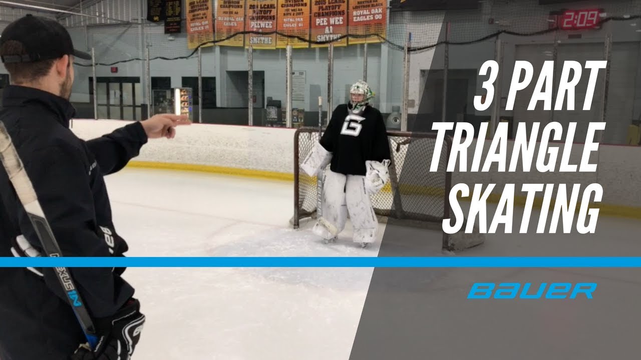 3 Part Triangle Skating Drill (Bauer Development Series) - YouTube