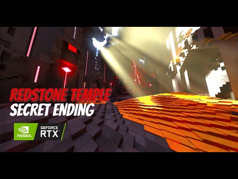 The Redstone Temple Secret Ending Walkthrough | Minecraft Bedrock RTX ...