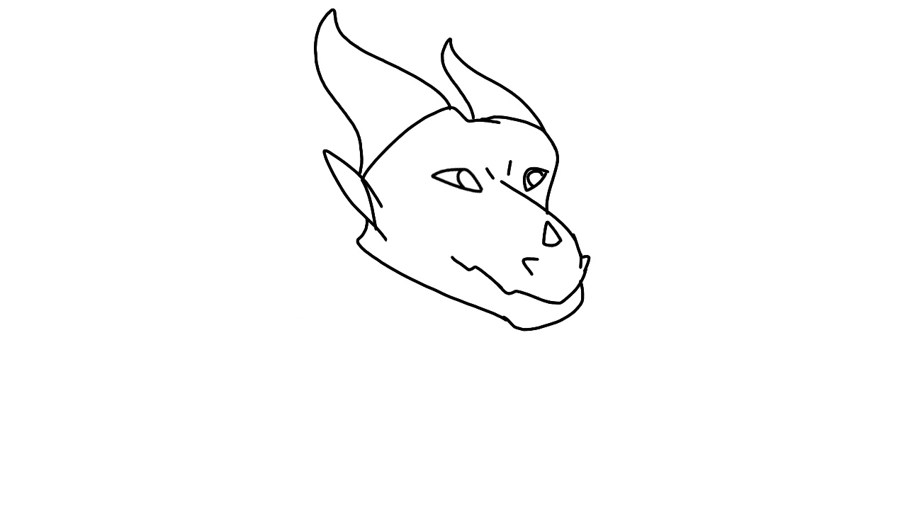 dragon head turn animation - YouTube