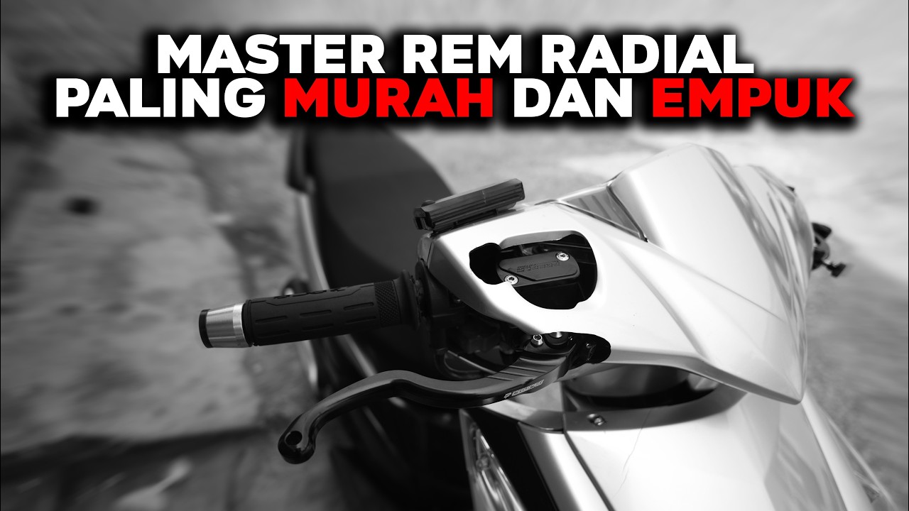 PASANG MASTER REM RADIAL PROPER RACING LINE #variomodifikasi #vario ...
