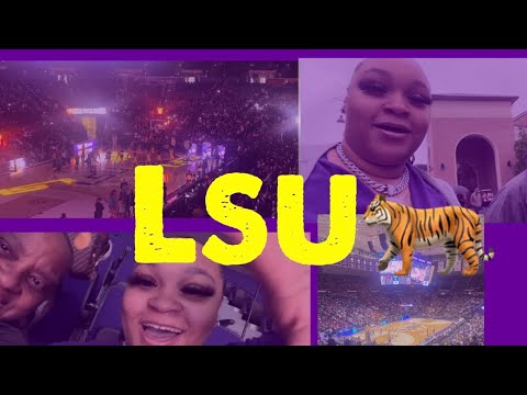 Random Vlog To The LSU Basketball Game 🐅💜💛 - YouTube