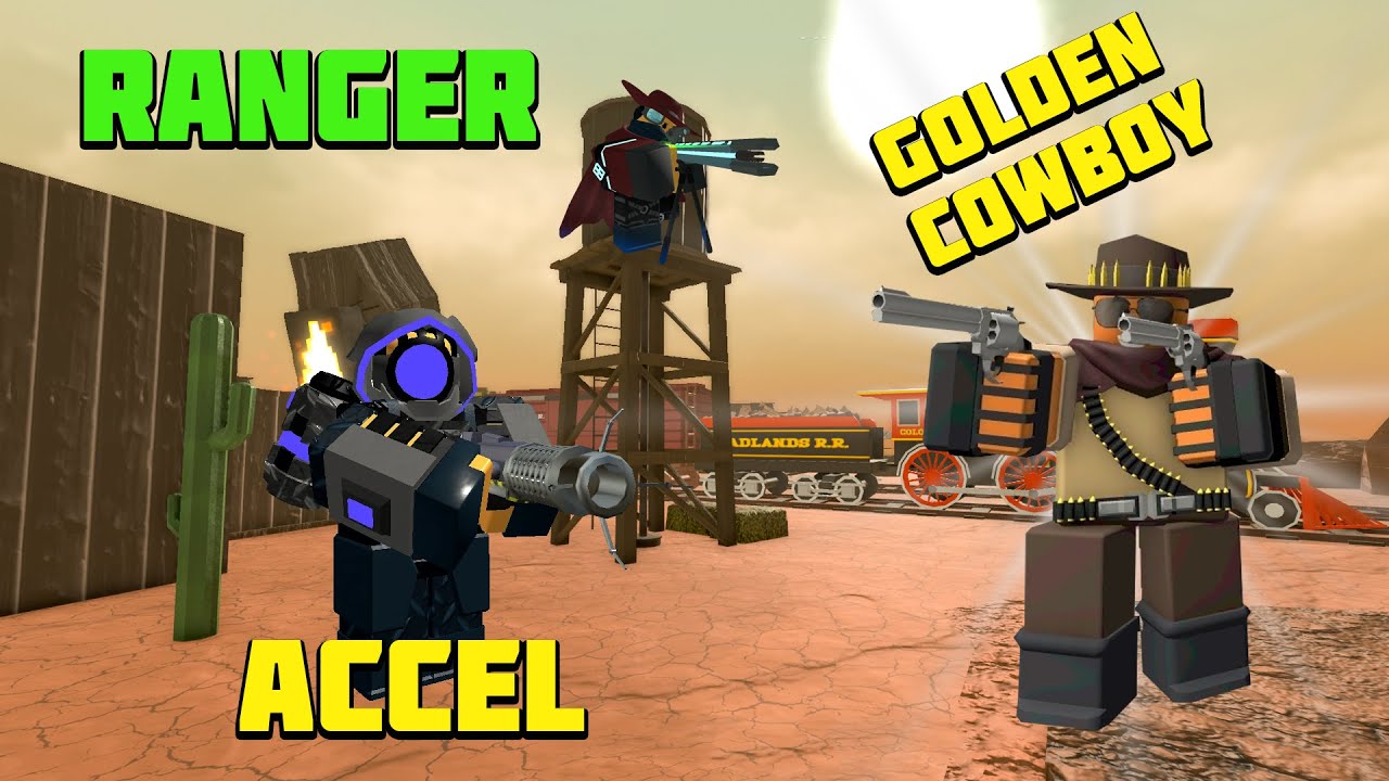 SOLO BADLANDS 2: Accel, Golden Cowboy, Ranger - Roblox Tower Defense ...