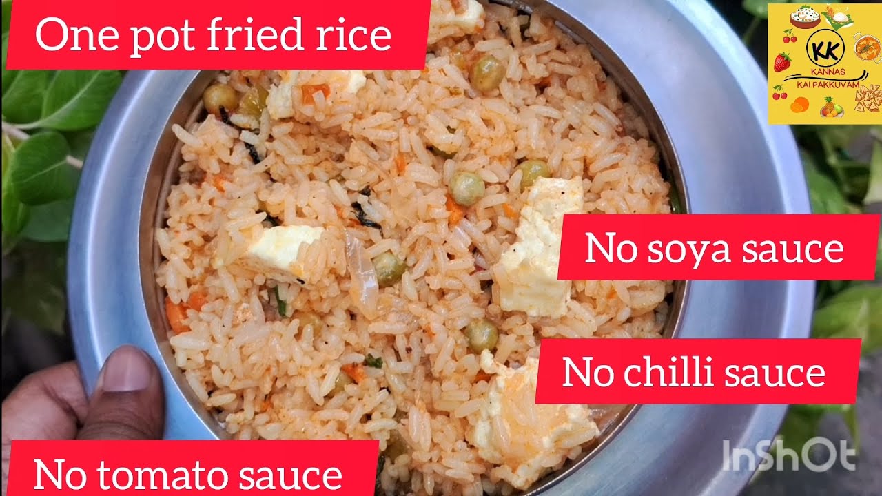 one pot recipe delicious paneer fried rice | paneer Pulao | Mixed rice ...