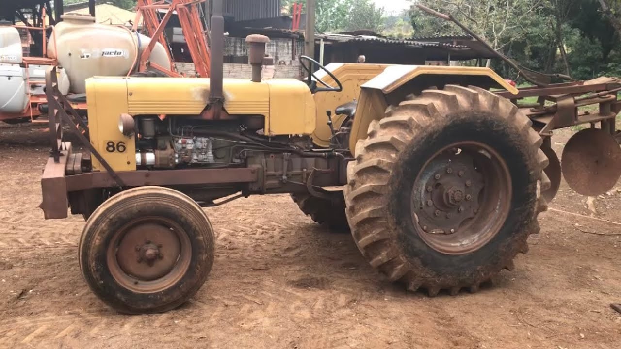TRATOR VALMET 86 na ativa - YouTube