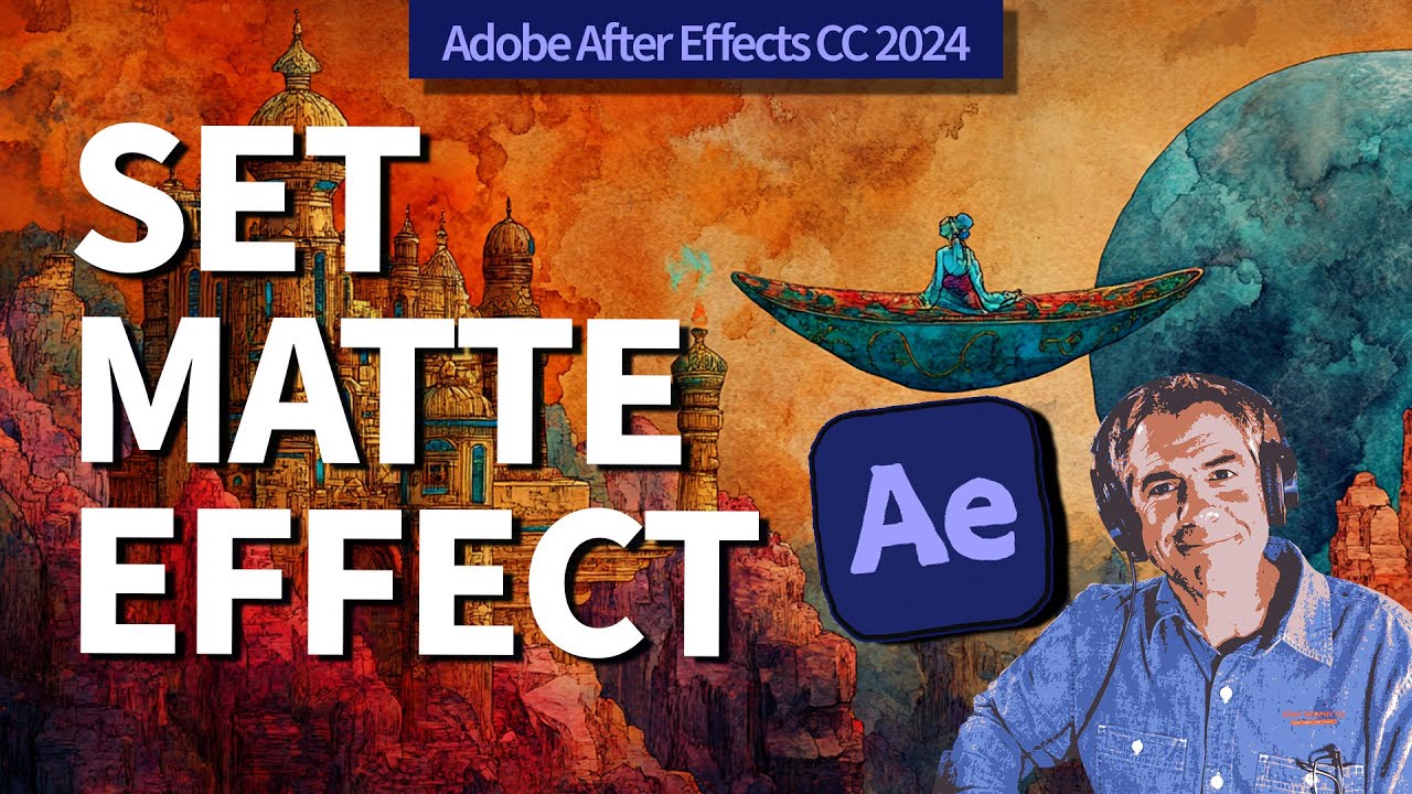How To Use Set Matte Effect + Textures in After Effects - YouTube