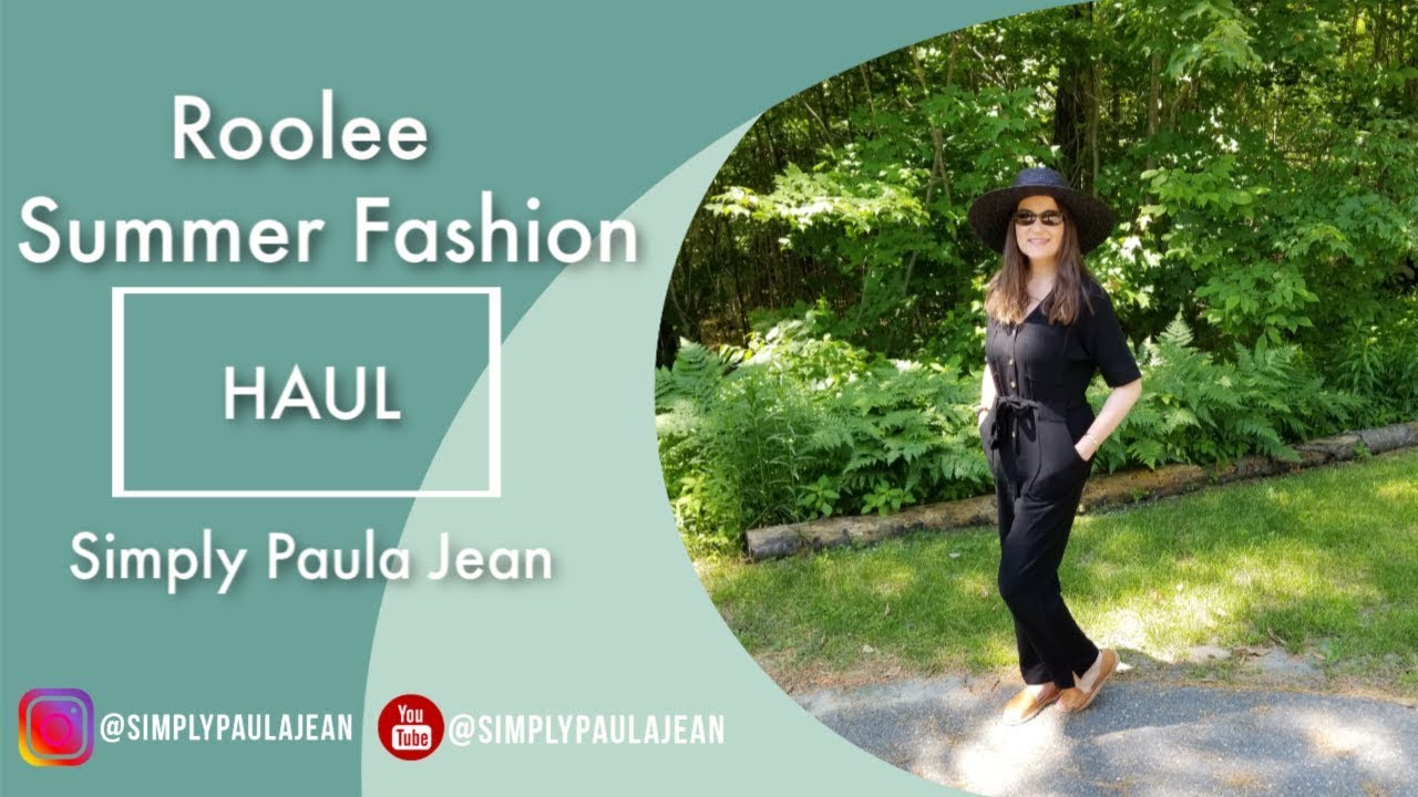 Simply Paula Jean Fashion Friday - Roolee Summer Shopping Haul - YouTube