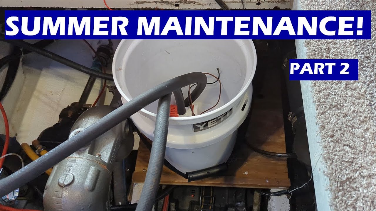 Silverton 34C Summer Maintenance Part 2 - Heat Exchanger Flush and ...