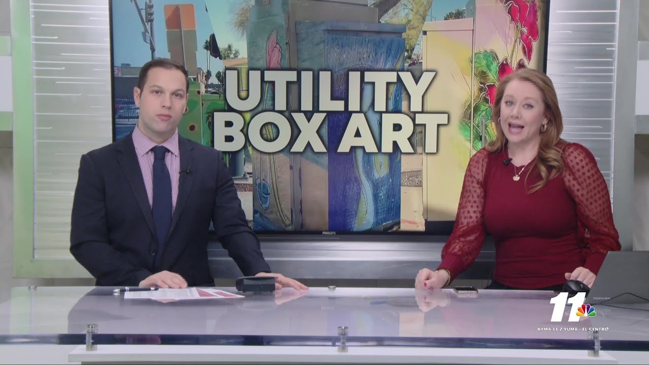 Utility Box Art Program brings color throughout El Centro - YouTube