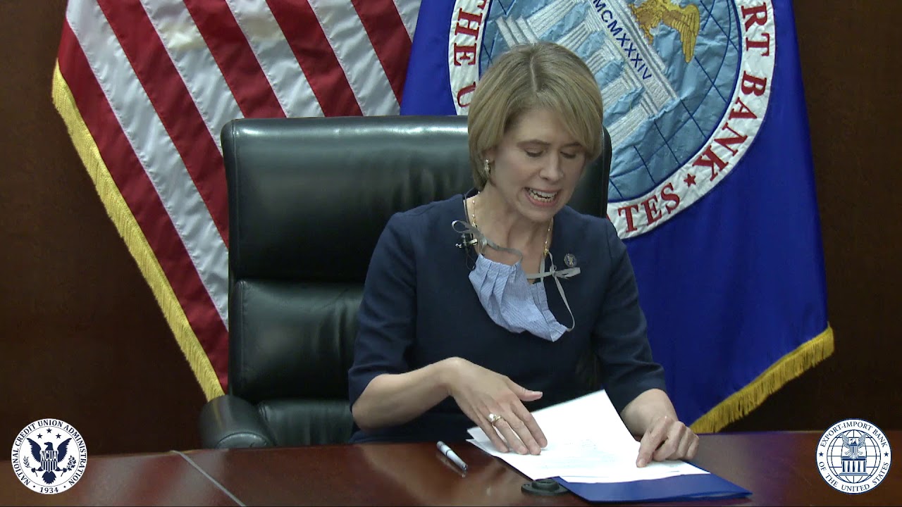 MOU Signing Ceremony: EXIM’s Chairman Kimberly A. Reed’s opening ...