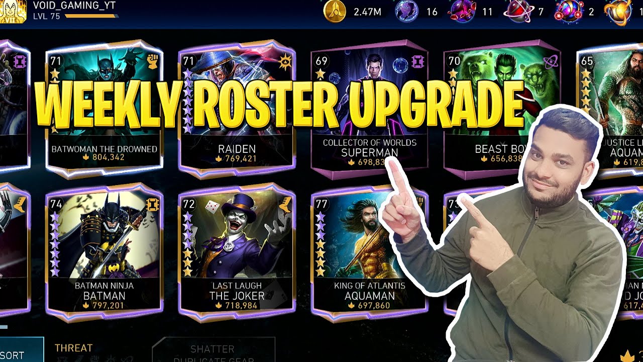 Weekly Roster Upgrade | Character Upgrade | Injustice 2 Mobile - YouTube