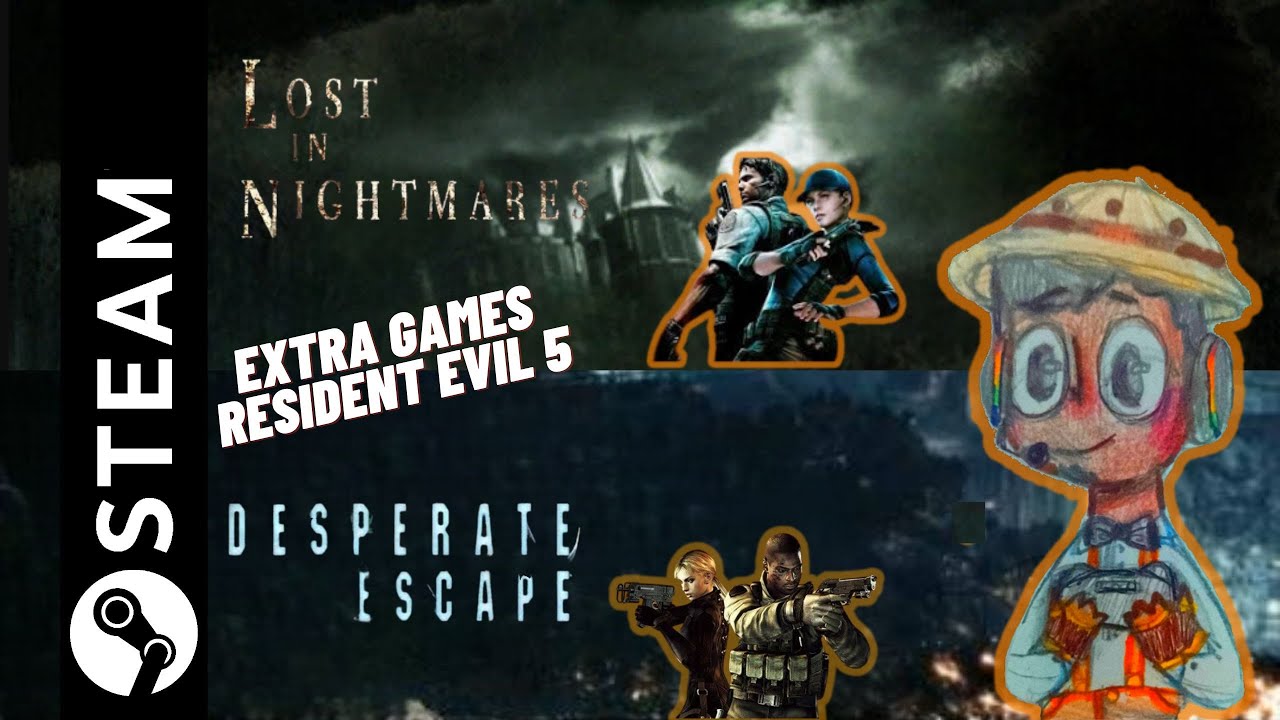 Resident evil 5 extra games, conhecendo os extras, parte 1 - YouTube