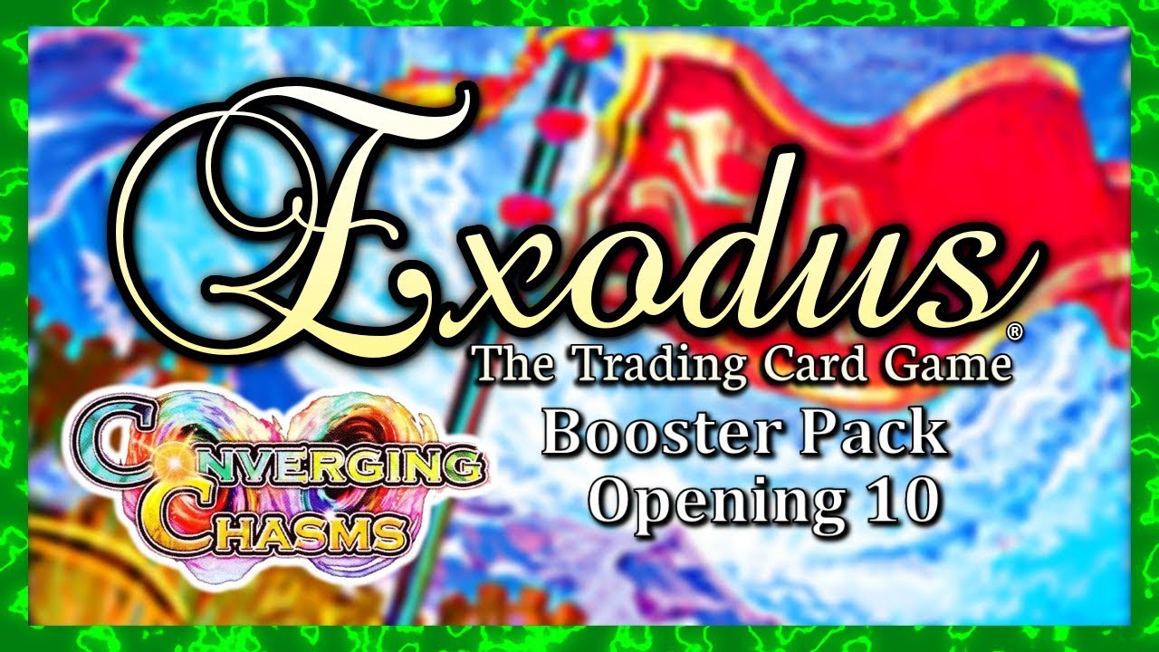Exodus TCG - Booster Packs Opening #10: A Xandrew Video - YouTube