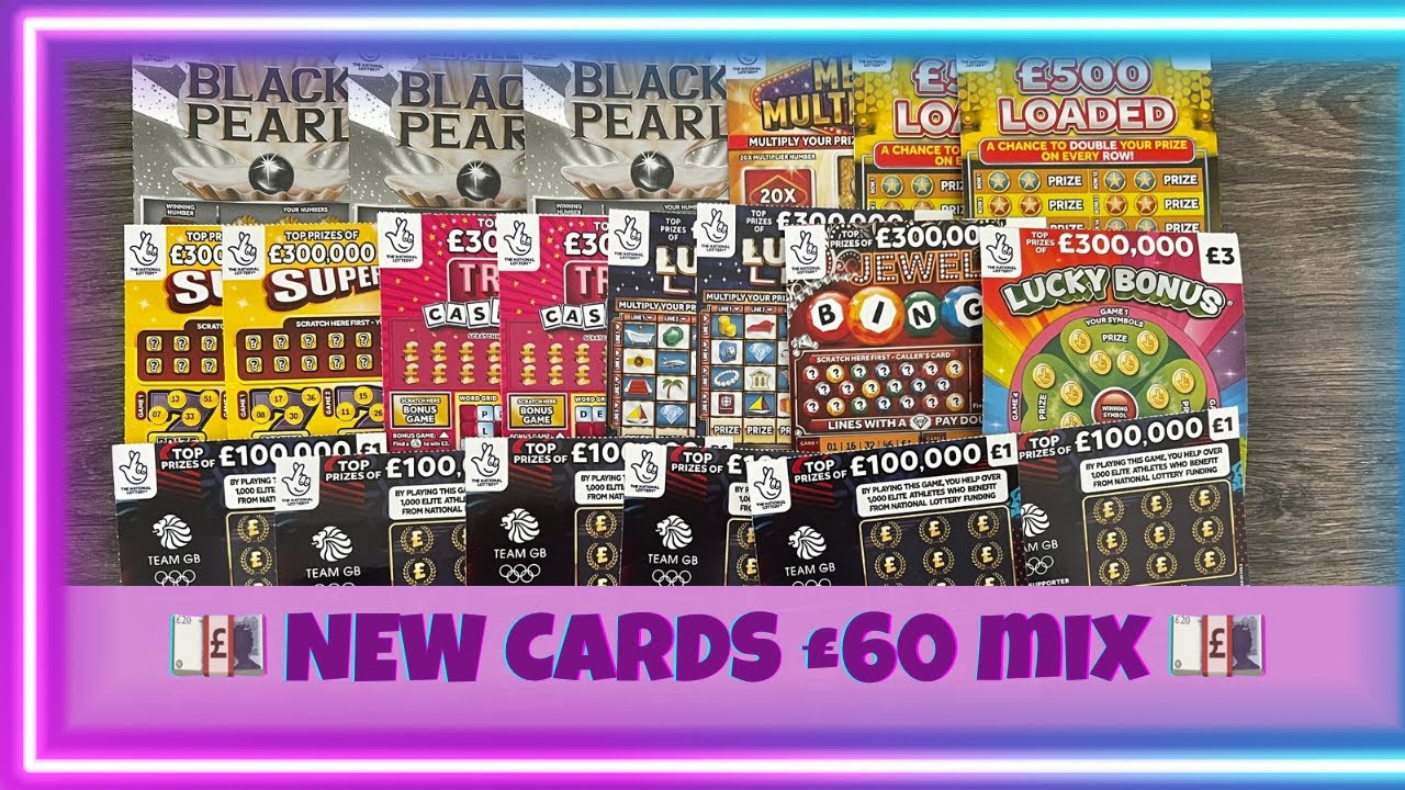 💷 NEW SCRATCH CARDS £60 IN PLAY WITH A NATIONAL LOTTERY MIXTURE 💷 - YouTube