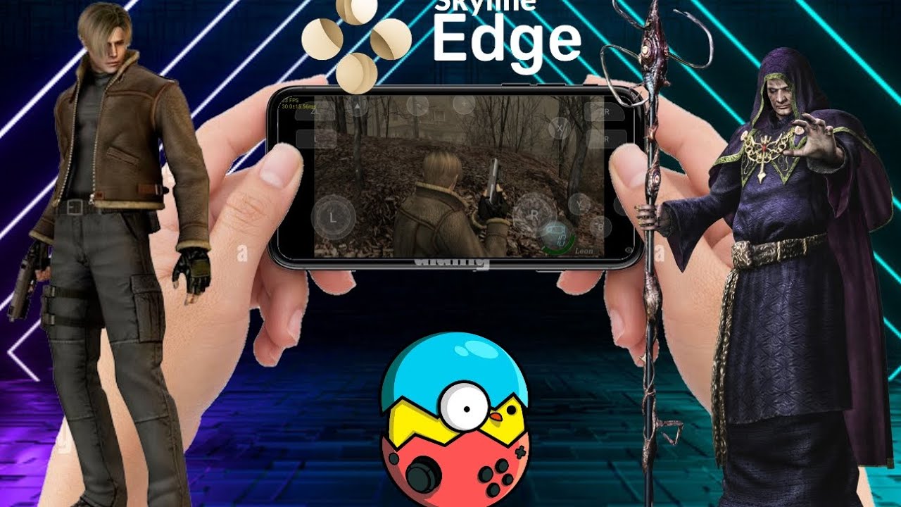 Resident evil 4 En EGG NS y SKYLINE EDGE V32 - YouTube