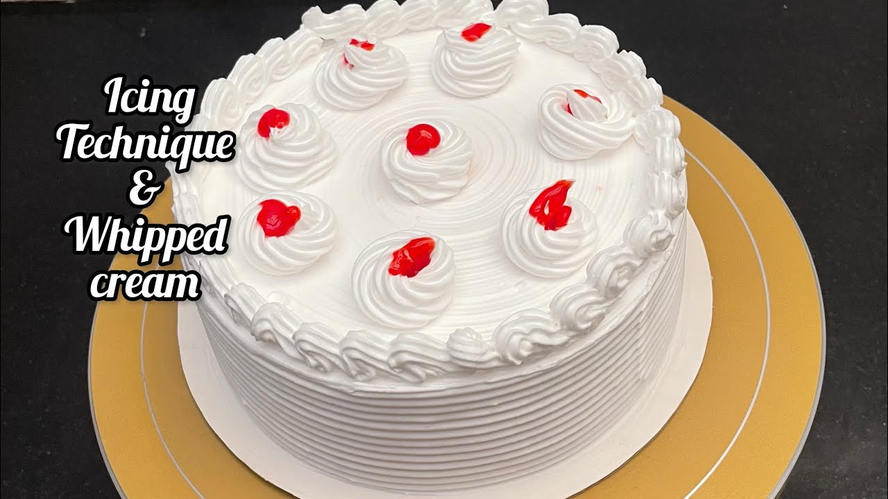 How To Make Whipped Cream!Perfect whipped cream &Icing Techniques For ...