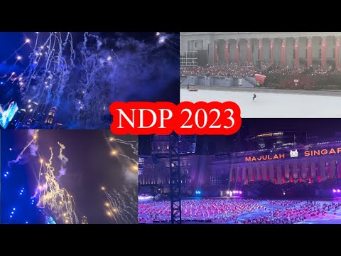 NDP Rehearsal and Fireworks Singapore NE Show 2023 @ The Padang (Sat ...