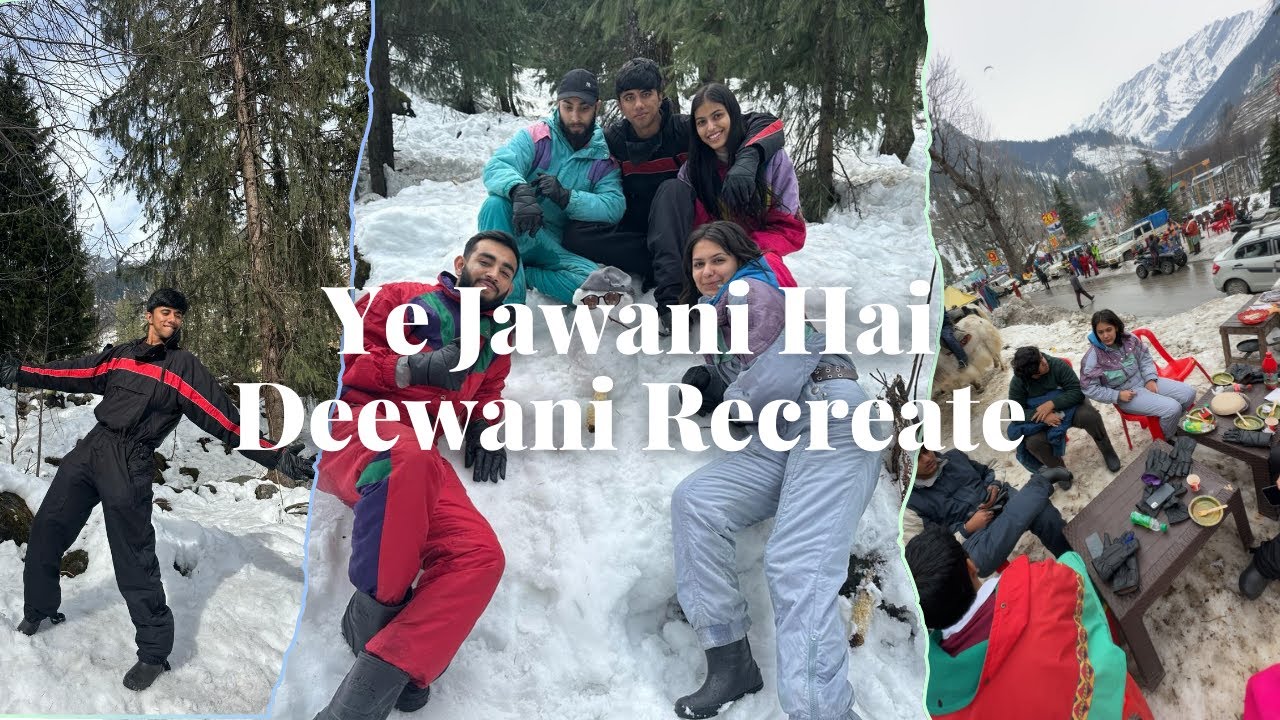 Snow Fight in Manali ️| Snow Man Making competition ☃️ - YouTube