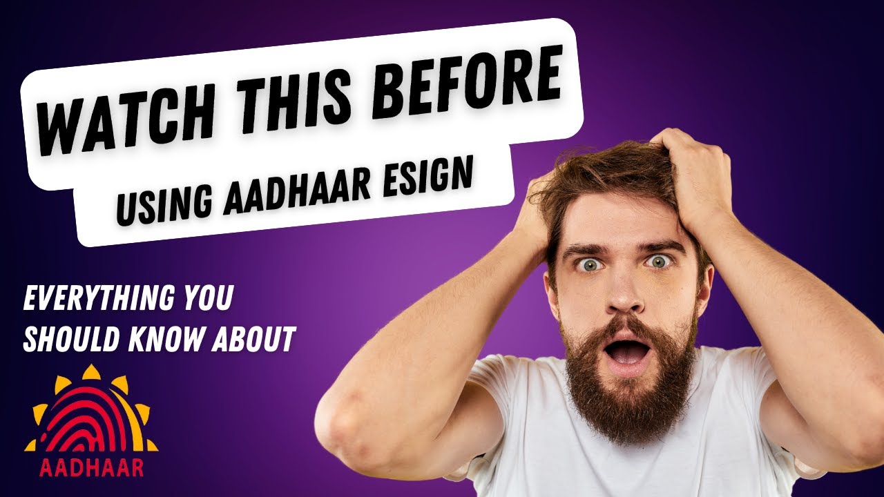 Aadhaar eSign Explained: A Beginner's Guide to India's Digital ...
