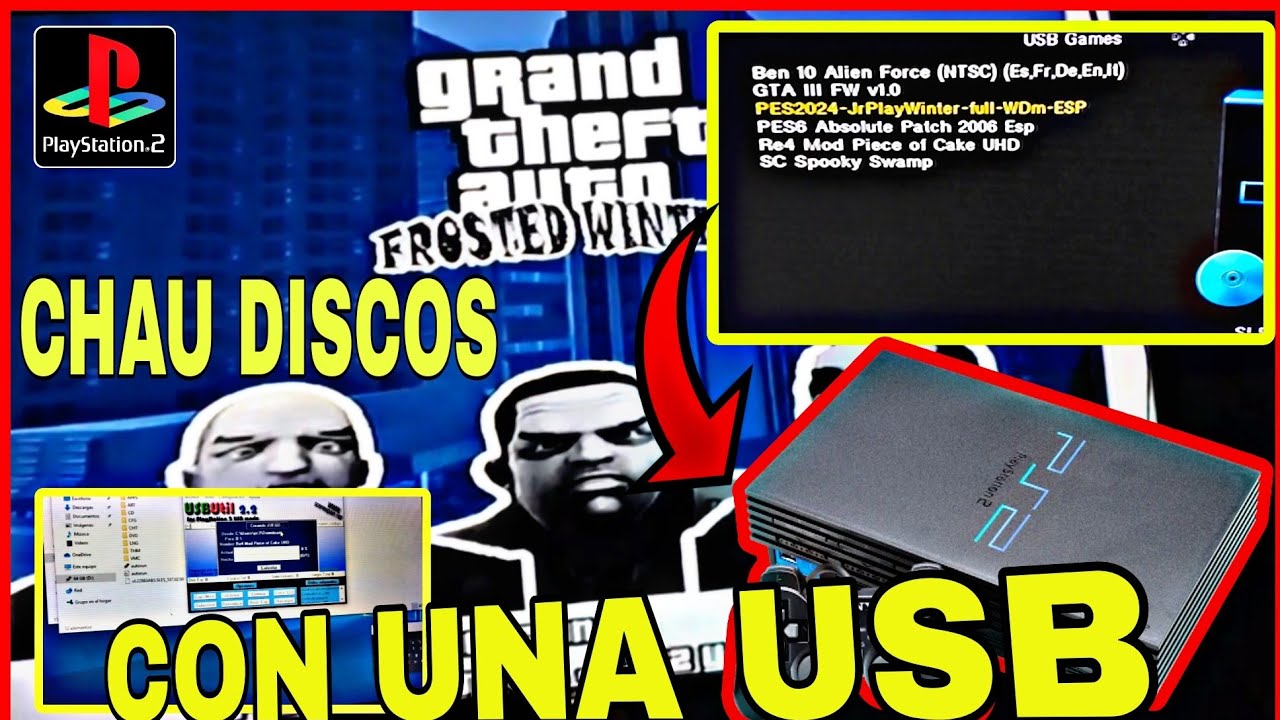 Como jugar desde la USB cualquier juego En la PLAY 2 fácil 2024 - YouTube