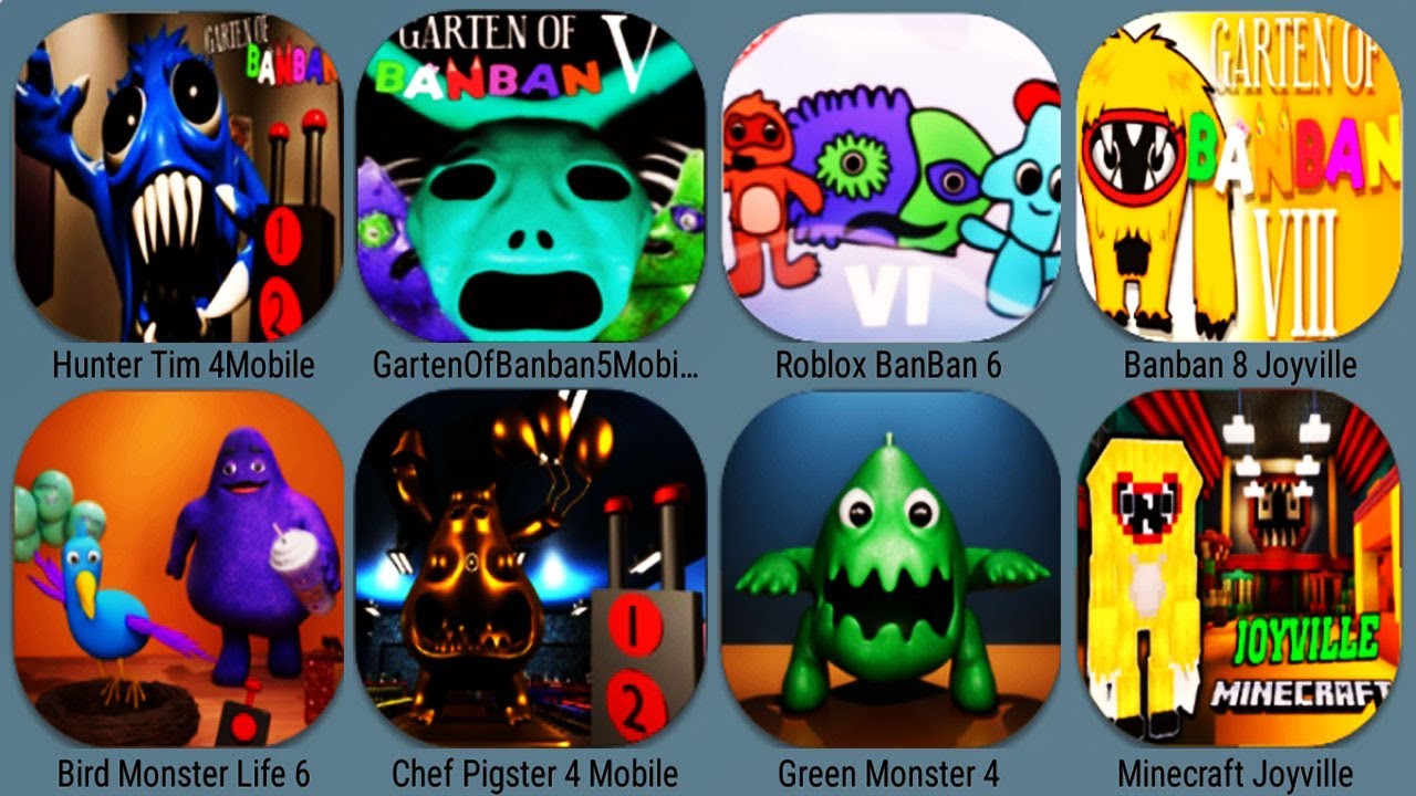 Hunter Tim Banban 4, Garten Of Banban 5 Mobile, Roblox Ban 6, Joyville ...