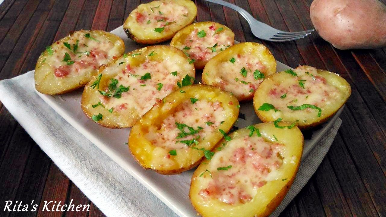 Patate ripiene- stuffed potatoes - YouTube