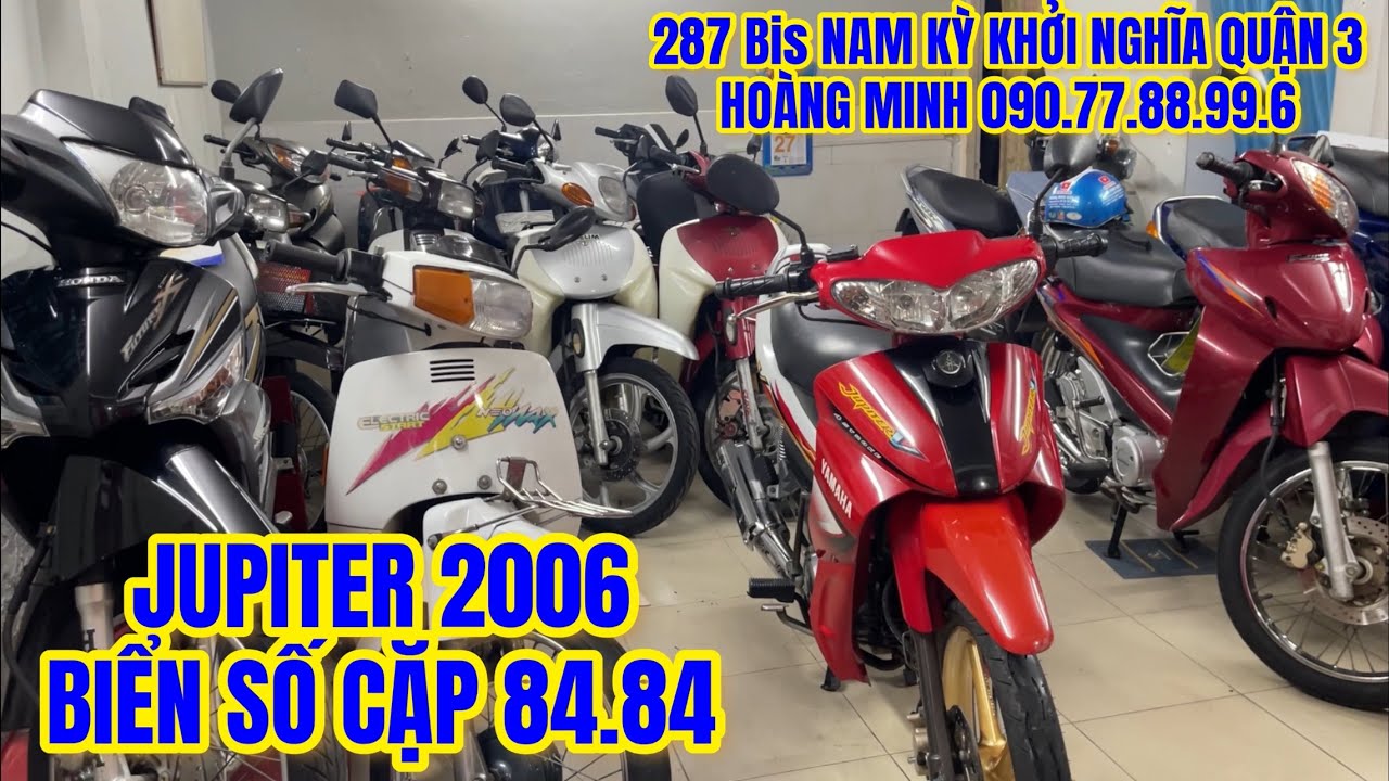 Đã bán 27/5/2025 HOÀNG MINH BÁN XE JUPITER 2006 SỐ ĐẸP CẶP 84.84 GIÁ ...
