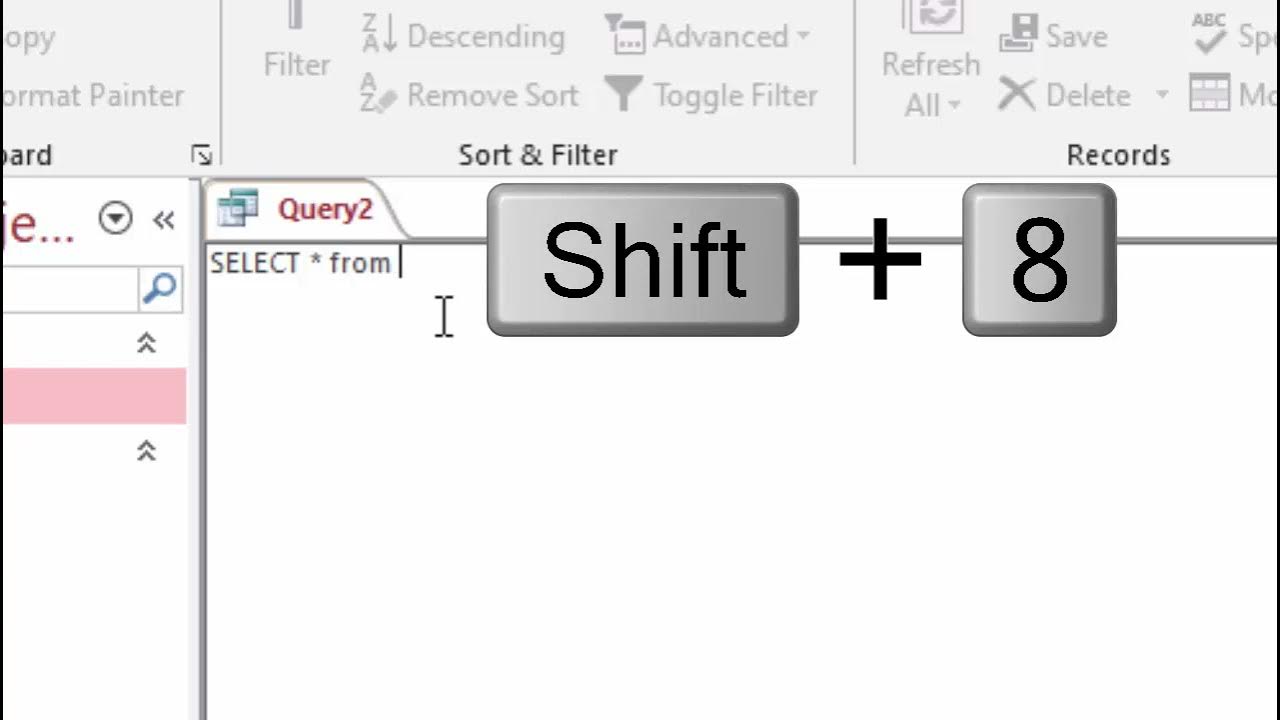 Sort your Data in Microsoft Access SQL Queries@COMPUTEREXCELSOLUTION - YouTube