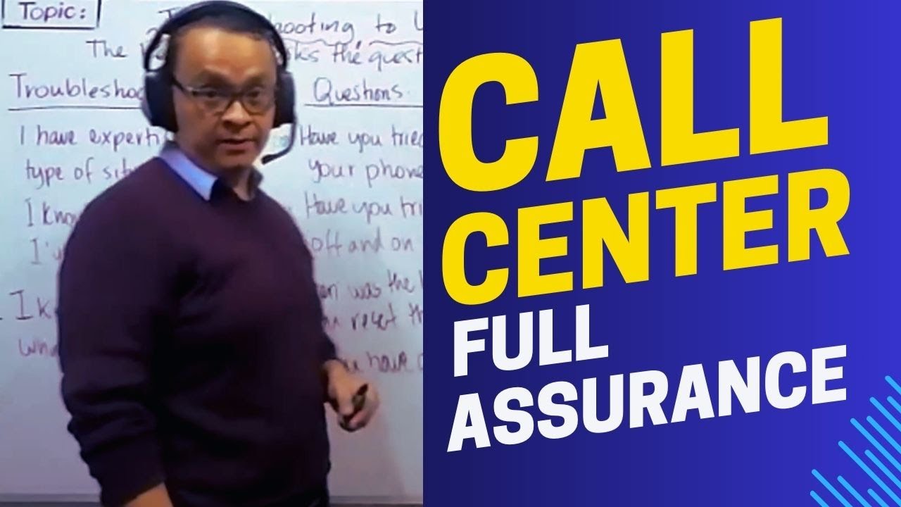Video Lesson: Assurance of Help for Call Centers Explained - YouTube