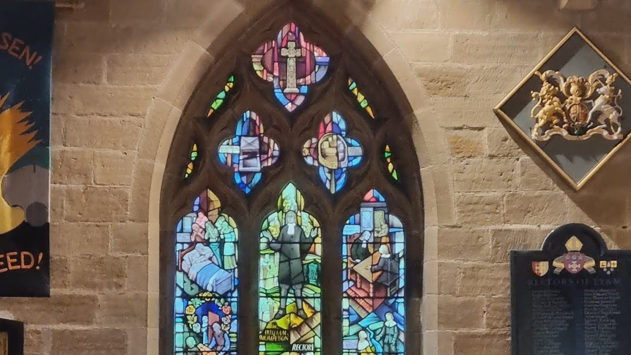The Plague Window, Eyam Parish Church - YouTube