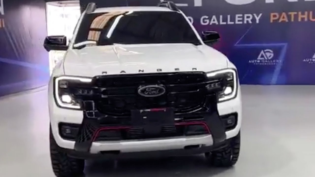 2024 Next Gen Ford Ranger STORMTRAK 4x4 White Color - YouTube