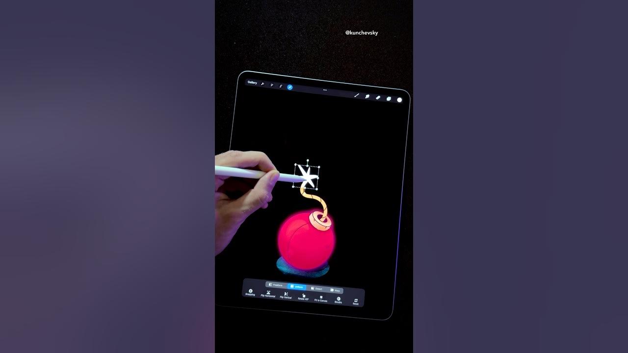 Animating this in Procreate 😱🤯 #procreate #animation - YouTube