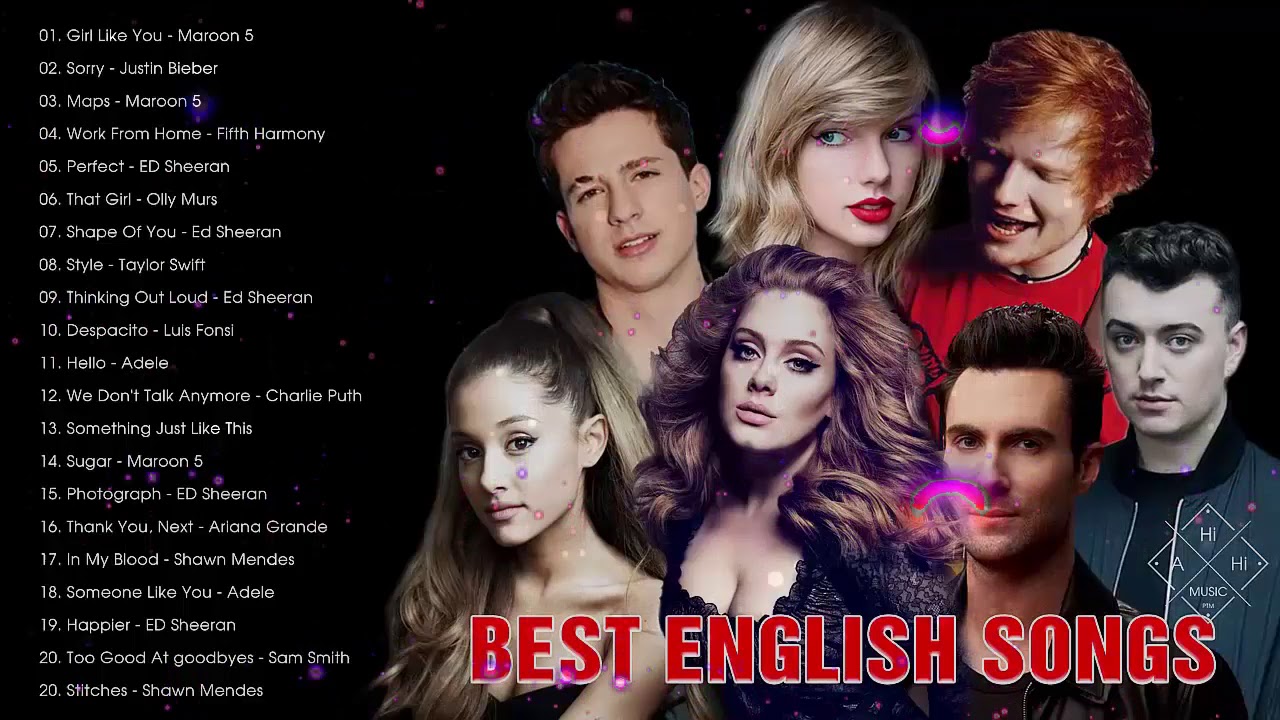 Best Pop Songs 2019 Hits Maroon 5, Ariana Grande, Adele, Ed Sheeran ...