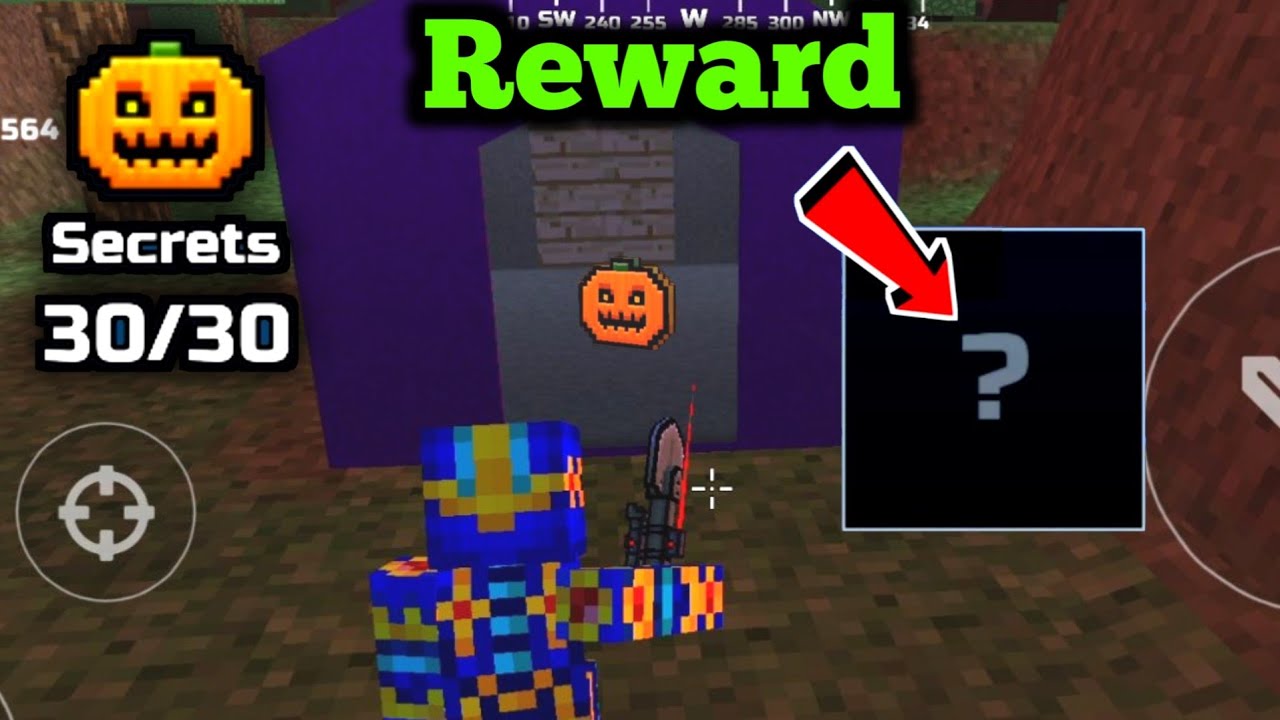 The Reward For The 30 New Battle Royale Secrets - Pixel Gun 3D - YouTube