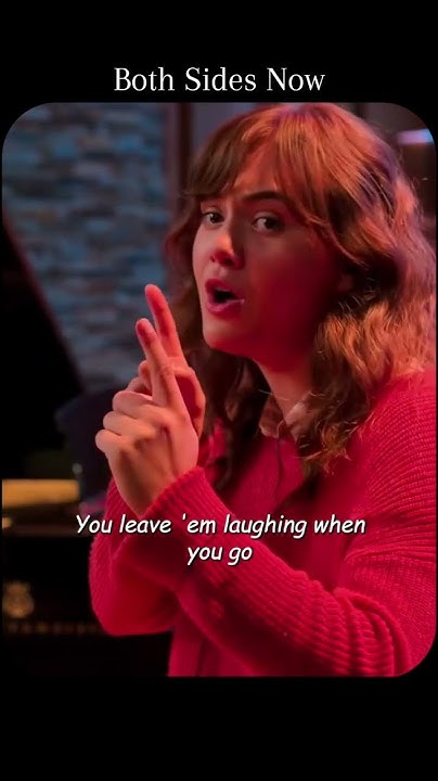 "Moons and Junes and Ferris Wheels" | Emilia Jones Performs 'Both Sides Now' in CODA | #Shorts ...