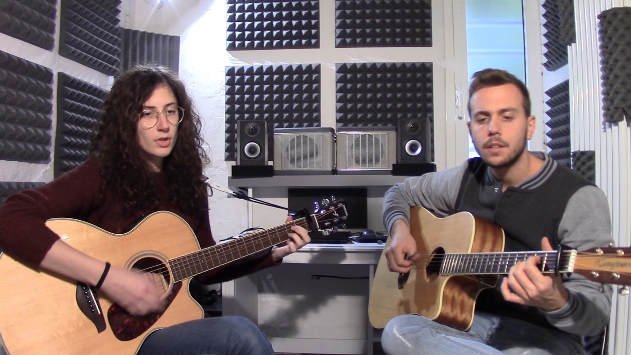America - Simon & Garfunkel (FolkChords Acoustic Live Cover) - YouTube