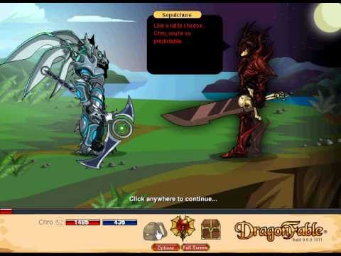 Dragonfable: Getting Killed By Fluffy - YouTube