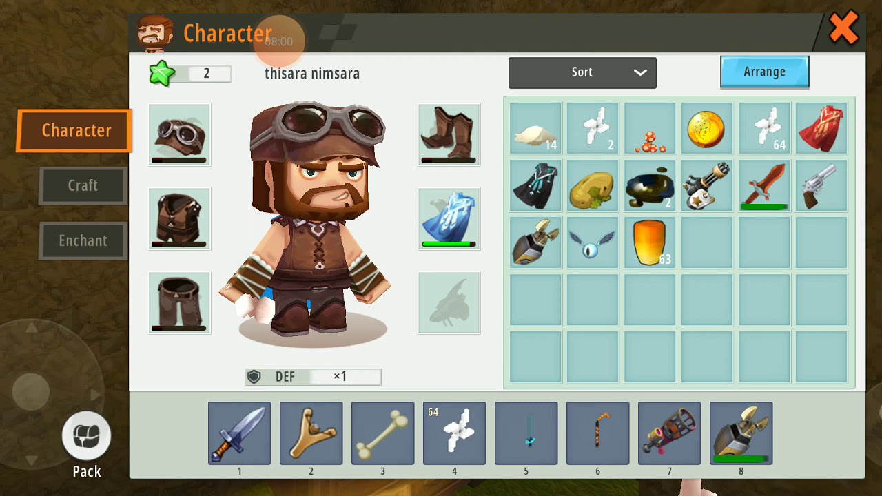 Mini world hack Vs good Vs nood - YouTube