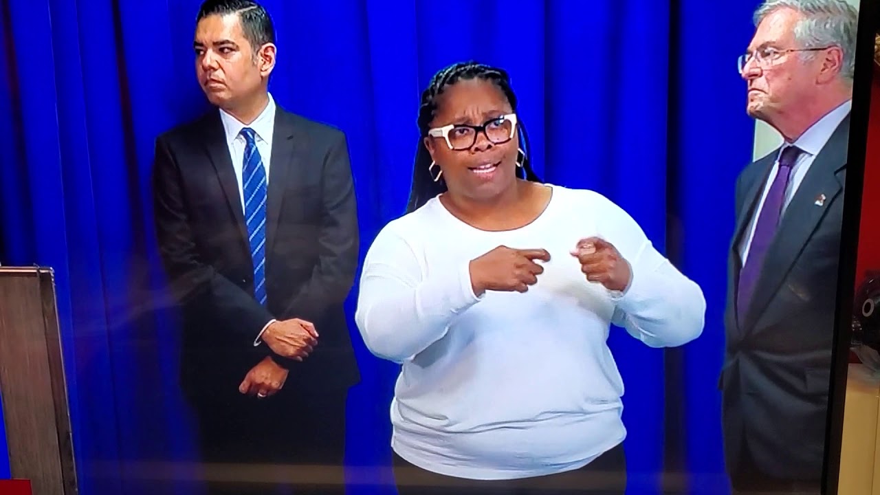 Passionate Sign Language interpreter - YouTube