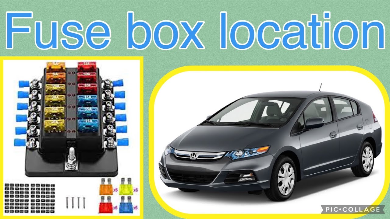 The fuse box location on a (2009-2014) Honda Insight - YouTube
