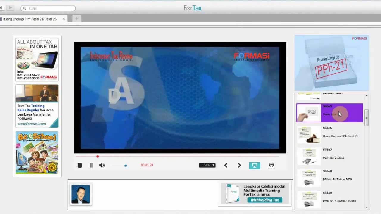 Video Demo ForTax LM Formasi - YouTube
