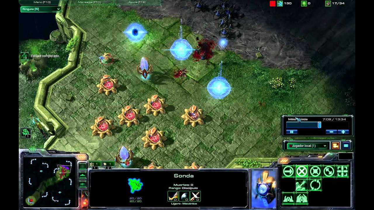 sc2 cannon rush.avi - YouTube