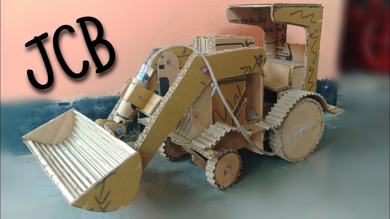 New Design JCB making with Cardboard at Home || Ankit Sadiwal - YouTube