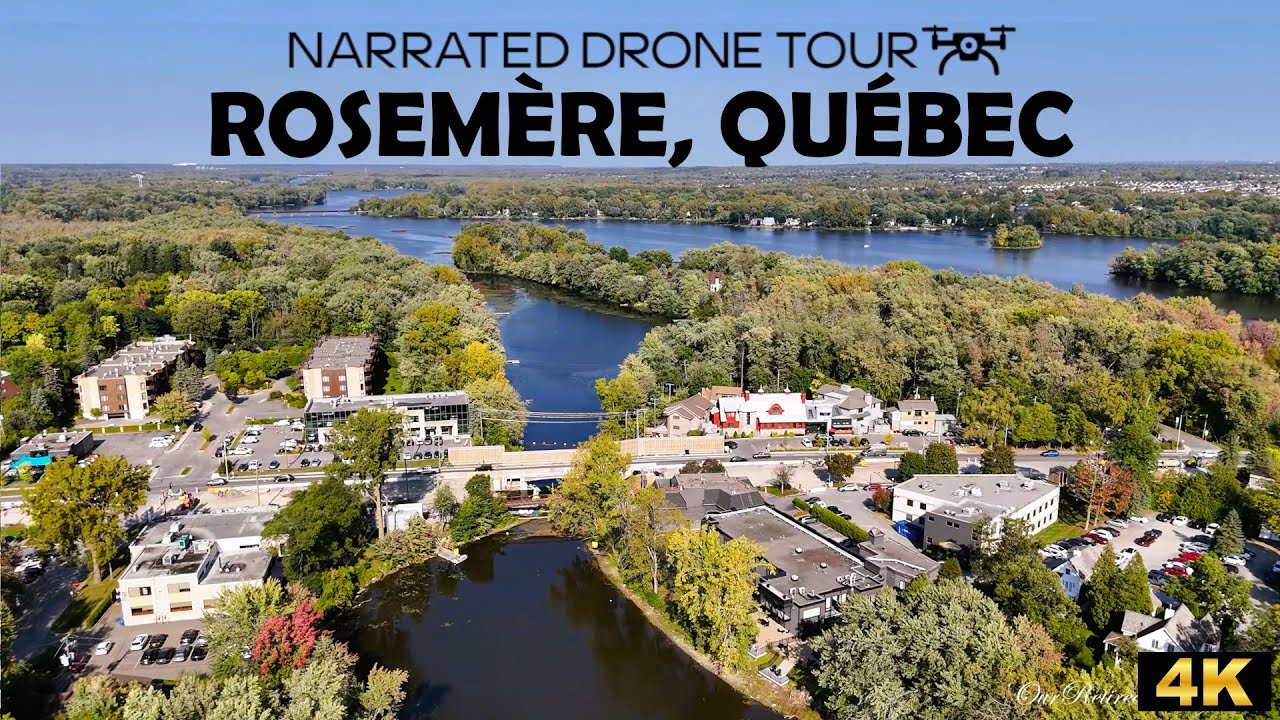 ⚜️🏡Aerial Tour of Rosemère, Québec in 4K | Stunning Drone Views with ...
