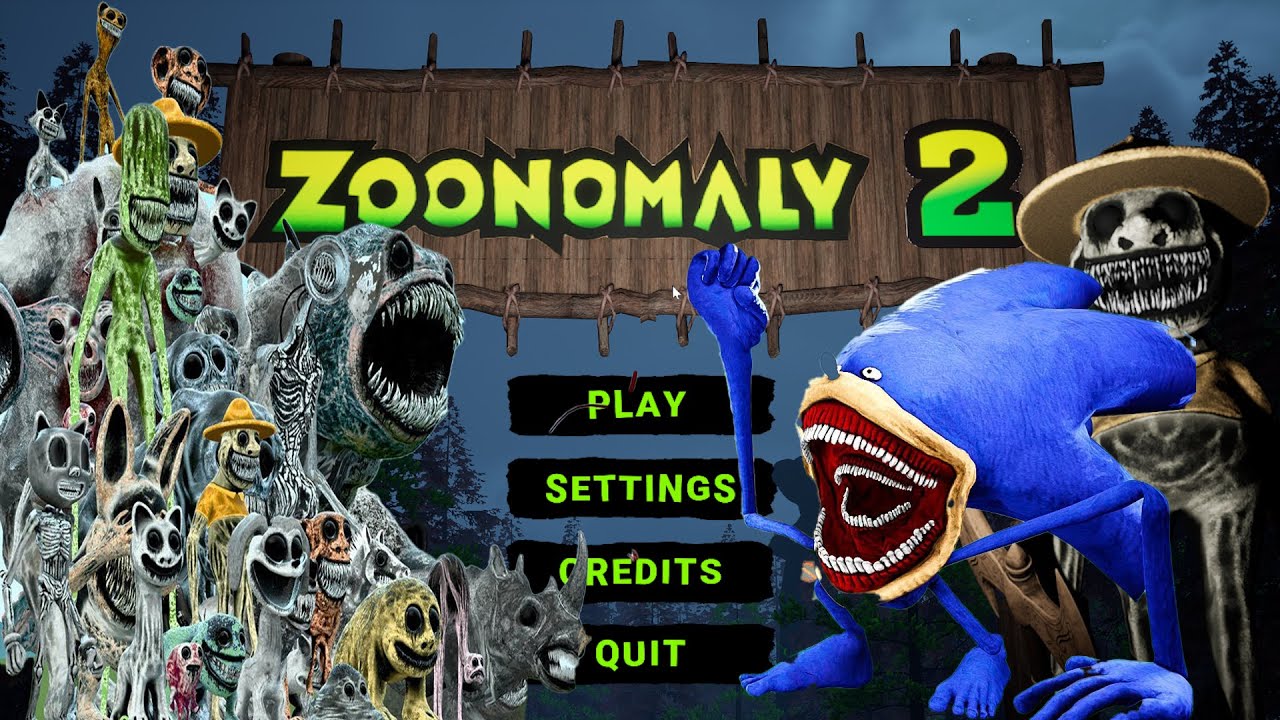Zoonomaly 2 Official Teaser Full Game Play | Sonic vs. Zoo Monsters ...